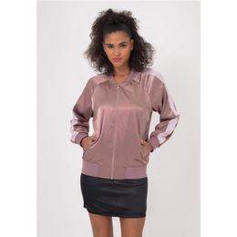 FRESHLIONS Damen Bomberjacke "Aurelia", pink, Gr. S, unifarben, 100% Polyester, Jacken, im sportlichen Design