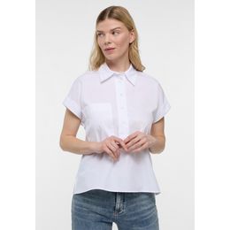 Eterna Damen Hemdbluse "LOOSE FIT", wei&szlig;, Gr. 38, 70% cotton, 30% Lyocell, Blusen