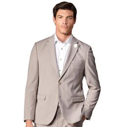Venti Herren Sakko "Venti Sakko uni", beige, Gr. 46, 65% Polyester, 31% Viskose, 4% Elasthan, Sakkos