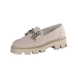 Paul Green Damen Slipper "Paul Green Slipper Nubukleder", Gr. 39, beige, Nubukleder, Schuhe