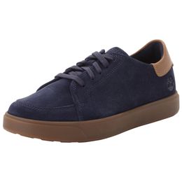 Timberland Herren Sneaker "Emerson Street LOW LACE UP SNEAKER", Gr. 45, blau, Leder, Synthetik, Schuhe