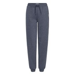 oxmo Damen Sweathose "Sweathose OXKAREN"total eclipse melange, Gr. M, Obermaterial: 80% Polyester PES. 20% Baumwolle CO., Hosen