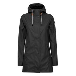 North Bend Damen Regenjacke "Regenjacke NBTora W W-PRO 5.000 mit wasserdichter Beschichtung", schwarz, Gr. 40, Obermaterial: 100% Polyester PES.,