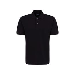 Seidensticker Herren Poloshirt "Regular", schwarz, Gr. M, unifarben, 100% Baumwolle, Shirts, Polo Uni