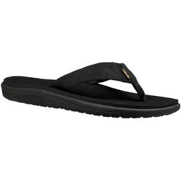 Teva Herren Zehentrenner "Voya Flip Mens", Gr. 42, schwarz, Textil, Schuhe