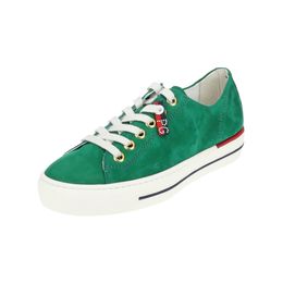 Paul Green Damen Sneaker "Paul Green Sneaker Nubukleder", Gr. 38, gr&uuml;n, Nubukleder, Schuhe