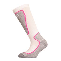 UphillSport Damen Socken "VALTA JR", Gr. 37, weiß, 60% Wolle, 20% Polyamid, 18% Polypropylen, 2% Elasthan, mehrfarbig, Socken, mit 4-Lagen-Struktur