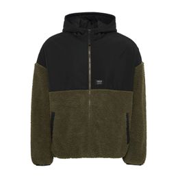 !Solid SOLID Herren Fellimitatjacke "Fellimitatjacke SDMark", gr&uuml;n, Sportlich, Gr. M, Obermaterial: 100% Polyester PES., Jacken