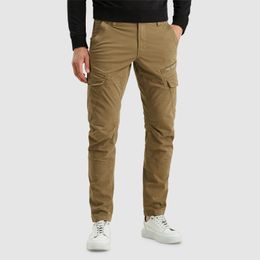 PME-Legend PME LEGEND Herren Cargohose "Nordrop Stretch Twill", beige, Gr. 40, unifarben, Twill, Obermaterial: 97% Baumwolle, 3% Elasthan, Hosen, mit Logo