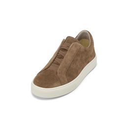 Marc O'Polo MARC O'POLO Herren Sneaker "aus Veloursleder", Gr. 45, grau, Obermaterial: 100% Leder (Rind), unifarben, Schuhe