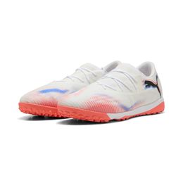 Puma Damen Fu&szlig;ballschuh "FUTURE 8 MATCH TT Low Fu&szlig;ballschuhe Erwachsene", Gr. 45, schwarz-wei&szlig;, Obermaterial: Synthetik, Textil; Futter: Synthetik,