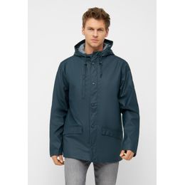 Derbe Herren Regen- und Matschjacke "Passby", blau, Gr. XL, Obermaterial: 100% Polyester; Futter: 100% Baumwolle; Ärmelfutter: 100% Polyester,