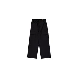 Jungen Cargohose "Open Leg Cargo Pants K", schwarz, Gr. 146, Alpha Industries, Obermaterial: 100% Baumwolle, Hosen
