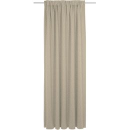 Vorhang Adam, B:142cm H:245cm, braun, Jacquard, Baumwolle, Wohnzimmer, Gardinen, "Urban Cactus", aus 100% Bio-Baumwolle