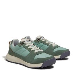 Timberland Damen Sneaker "RETRO SWIFT LOW LACE UP SNEAKER", Gr. 38, grün, Leder, Textil, Schuhe