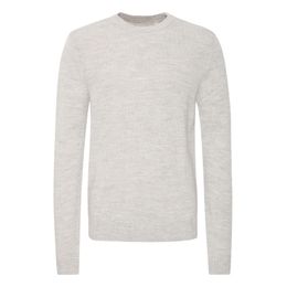 Blend Herren Strickfleece-Pullover "Strickpullover BHPullover", grau, Gr. M, Obermaterial: 85% Polyacryl PAN. 15% Wolle WO., Pullover