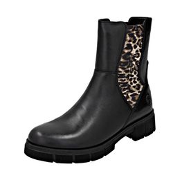 Remonte Damen Stiefelette "Remonte Stiefelette Leder/Textil", Gr. 39, schwarz, Leder, Textil, Schuhe
