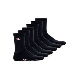 Champion Herren Kurzsocken "Socken 6er Pack", Gr. 35, schwarz, Obermaterial: 71% Baumwolle CO. 27% Polyester PES. 2% Elasthan EL., Socken