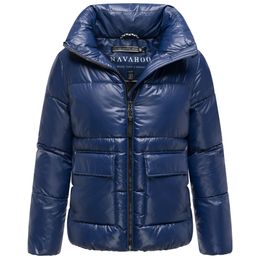 Navahoo Damen Kurzjacke "Eispracht 14", blau, Gr. L, Obermaterial: 100% Polyester, Innenfutter: 100% Polyester, Wattierung: 100% Polyester,