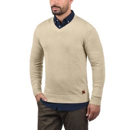 Blend Herren Strickfleece-Pullover "Strickpullover BHLasse", beige, Gr. XL, Obermaterial: 50% Baumwolle CO. 50% Polyacryl PAN., Pullover