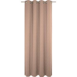 Vorhang Adam, B:145cm H:245cm, beige, Jacquard, Baumwolle (Bio-Baumwolle), Wohnzimmer, Gardinen, "Indian Cortezada", aus 100% Bio-Baumwolle