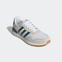 Herren Sneaker "RUN 60S 4.0", adidas Sportswear, Gr. 40, wei&szlig;, Leder, Textil, Schuhe, inspiriert vom Design der adidas ZX Modelle