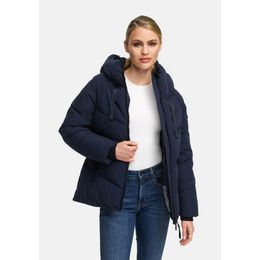 Marikoo Damen Winterjacke "Kwamee", blau, Gr. XXXL, Obermaterial: 92% Nylon, 8% Elasthan. Innenseite: 100% Polyester. Futter: 100% Polyester.