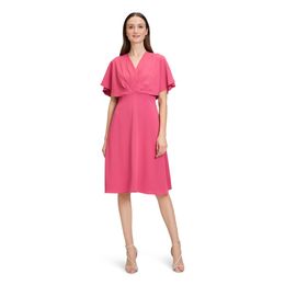 Vera Mont Damen Cocktailkleid "Damen Cocktailkleid mit ausgestelltem Rock", rot, Gr. 44, Obermaterial: 100% Polyester., Kleider, Material