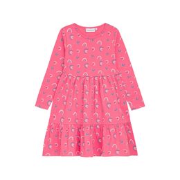 DANAMADE Mädchen Jerseykleid "DANAMADE Dresses DFILIZ", rosa, Gr. 122, 95% Baumwolle, 5% Elasthan, Kleider