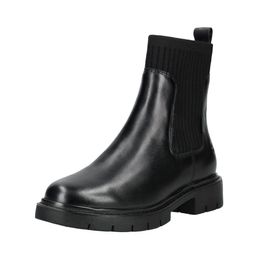 Tamaris Damen Stiefelette "Tamaris Stiefelette Leder/Textil", Gr. 37schwarz, Leder, Textil, Schuhe