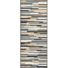 L&auml;ufer, B:35cm H:7mm L:120cm, beige, wash+dry by Kleen-Tex, Kunstfaser, Flur, Teppiche, "Mikado Stripes", Schmutzfangl&auml;ufer, modernes Streifen
