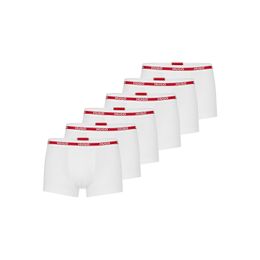 Hugo Herren Boxershorts "Boxershort TRUNK TRIPLET PLANET 6er Pack", Gr. XL, wei&szlig;, Obermaterial: 95% Baumwolle CO. 5% Elasthan EL., Unterhosen