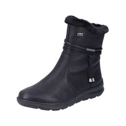 Rieker Damen Stiefelette "Rieker Stiefelette Lederimitat", Gr. 38, schwarz, Lederimitat, Schuhe