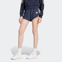 Damen Shorts "W TIRO Q3 WV SH", blau, Gr. L, adidas Sportswear, Obermaterial: 100% Polyester, Hosen