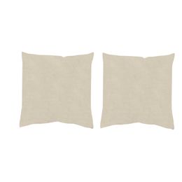 Dekokissen Home Wohnideen, B:50cm L:50cm, grau, Polyester, Dekokissen_Sitzkissen_Kissenh&uuml;llen, "ELMER 2ER PACK MIT F&Uuml;LLUNG"