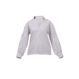 SURI FREY Damen Hemdbluse "Bluse SFY Freyday", grau, Gr. S, Obermaterial: 70% Baumwolle CO. 27% Polyamid PA. 3% Elasthan EL., Blusen