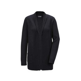 GOLDNER Damen Strickjacke "Langarm Cardigan aus Merino", schwarz, Gr. 40, Obermaterial: 100% Schurwolle WV., Strickjacken