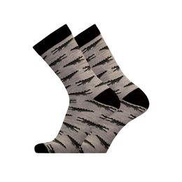 UphillSport Herren Socken "CROCODILE 2er Pack", Gr. 35, grau, 58% Wolle, 40% Polyamid, 2% Elasthan, mehrfarbig, Socken, in atmungsaktiver Qualität