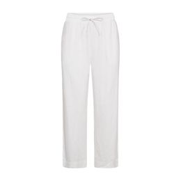 Freequent Damen 7/8-Hose "FQLAVA-ANKLE-PA", weiß, Gr. XL, meliert, unifarben, Web, Obermaterial: 55% Leinen, 45% Viskose, Hosen, aus Leinen und mit