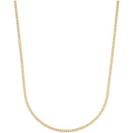 Amor Damen Collierkettchen "Panzerkettengliederung", 45, Edelstahl, B: 1,8mm, gold, Edelstahl, B:1,8mm, Halsketten