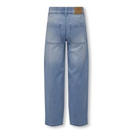 KIDS Only M&auml;dchen Weite Jeans "KOGSYLVIE CLEAN WIDE LEG LB DNM PIM NOOS", blau, Gr. 152, unifarben, Denim/Jeans, Obermaterial: 69% Baumwolle, 29%