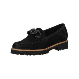 Gabor Damen Slipper "Gabor Slipper Veloursleder", Gr. 40, schwarz, Veloursleder, Schuhe