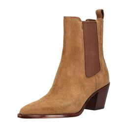 Dolce Vita Damen Stiefelette "Dolce Vita Stiefelette Veloursleder/Textil", Gr. 40, braun, Textil, Veloursleder, Schuhe