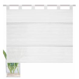 Magnetrollo Home Wohnideen, B:45cm H:130cm, weiß, Obermaterial: 100% Polyester, Raffrollos, "TURIN"