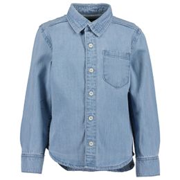 Blue Seven Kinder Jeanshemd, blau, Gr. 104, unifarben, Web, Obermaterial: 100% Baumwolle, Hemden