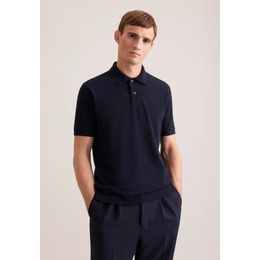Seidensticker Herren Poloshirt "Regular", blau, Gr. XL, unifarben, 100% Baumwolle, Shirts, Polo Uni
