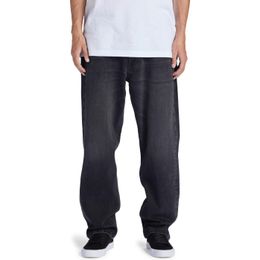 DC Shoes Herren Relax-fit-Jeans "Worker", schwarz, Gr. 36, 80% Baumwolle, 20% Baumwolle, Jeans
