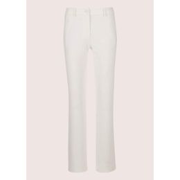 Madeleine Mode MADELEINE Damen Stoffhose "Hose Gerade Stretch-Hose"wollwei&szlig;, Gr. 21, Obermaterial: 95% Polyamid PA. 5% Elasthan EL., Hosen