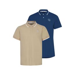 Blend Herren Poloshirt "Poloshirt BHPolo 2-Pack", blau, Gr. XXXL, Obermaterial: 100% Baumwolle CO., Shirts
