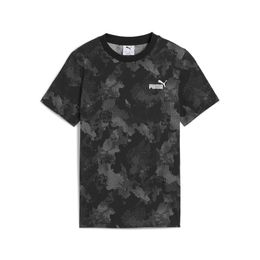 Puma Jungen T-Shirt "Essentials Camo T-Shirt Jungen", schwarz, Gr. 116, 100% Baumwolle, Shirts